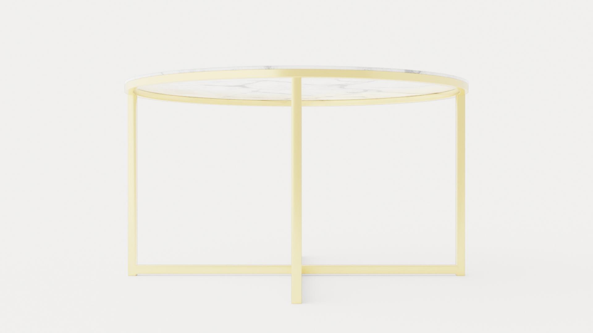 3D Nelly Coffee Table 80 Cm Around - TurboSquid 2233426