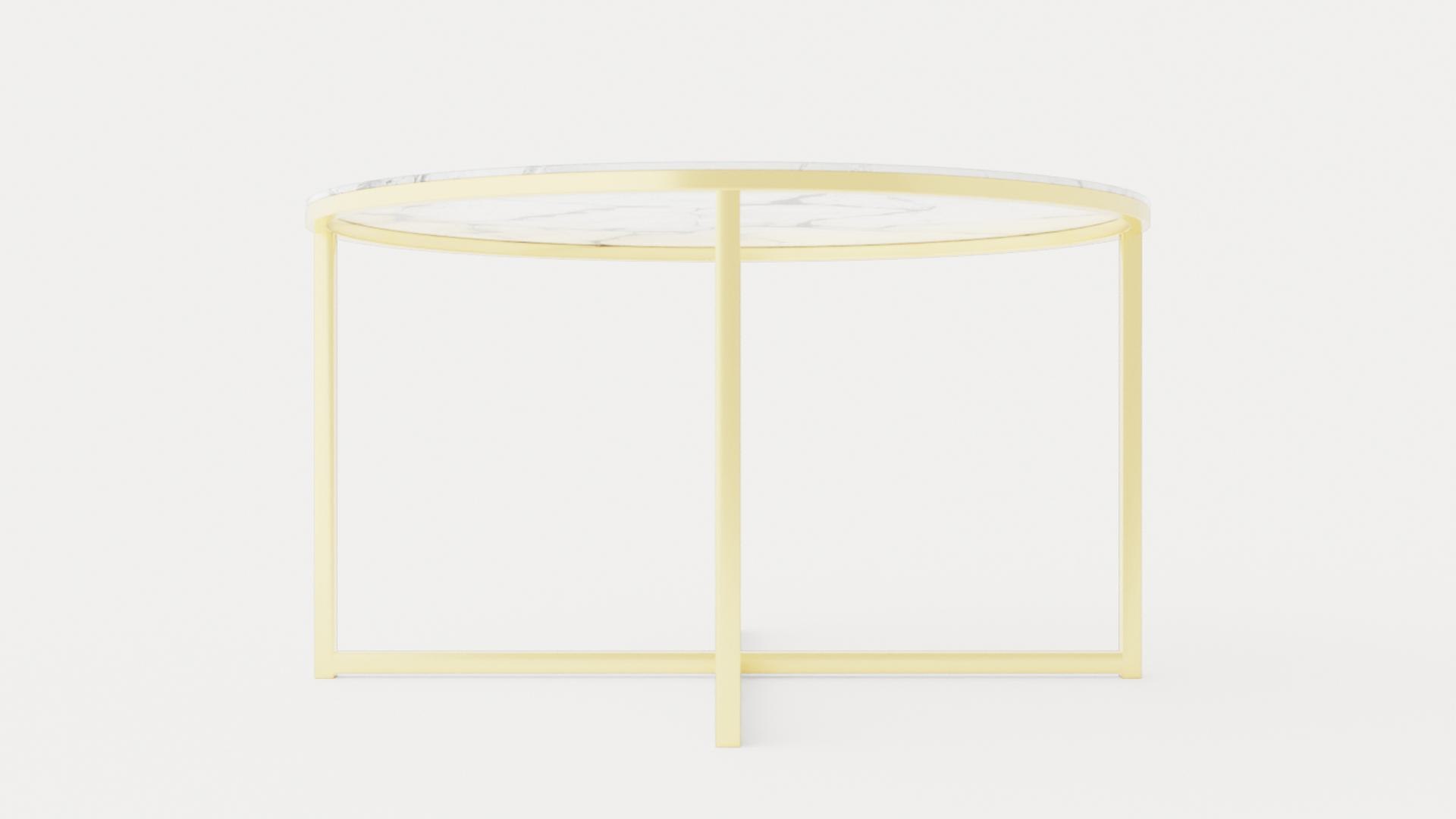 3D Nelly Coffee Table 80 Cm Around - TurboSquid 2233426