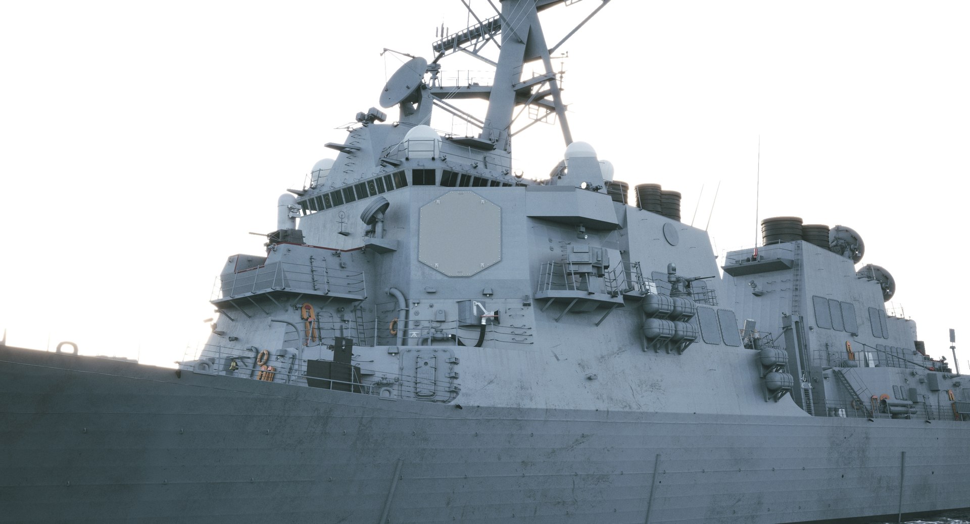 Uss bulkeley ddg 3D model - TurboSquid 1350009