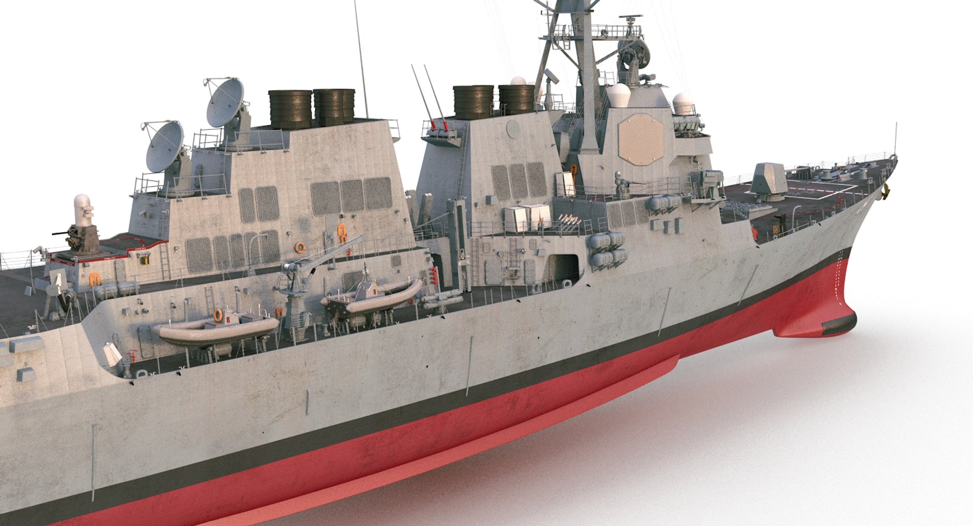 Uss bulkeley ddg 3D model - TurboSquid 1350009