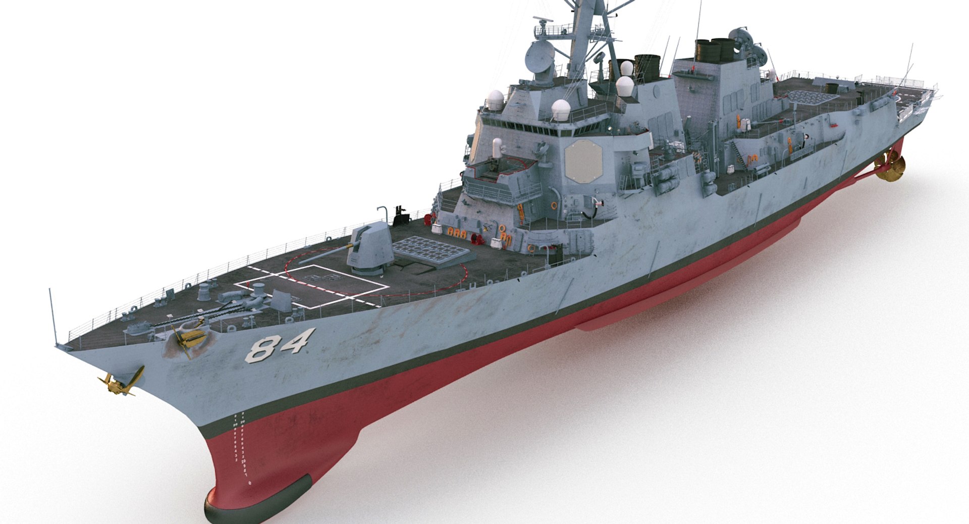 Uss Bulkeley Ddg 3D Model - TurboSquid 1350009