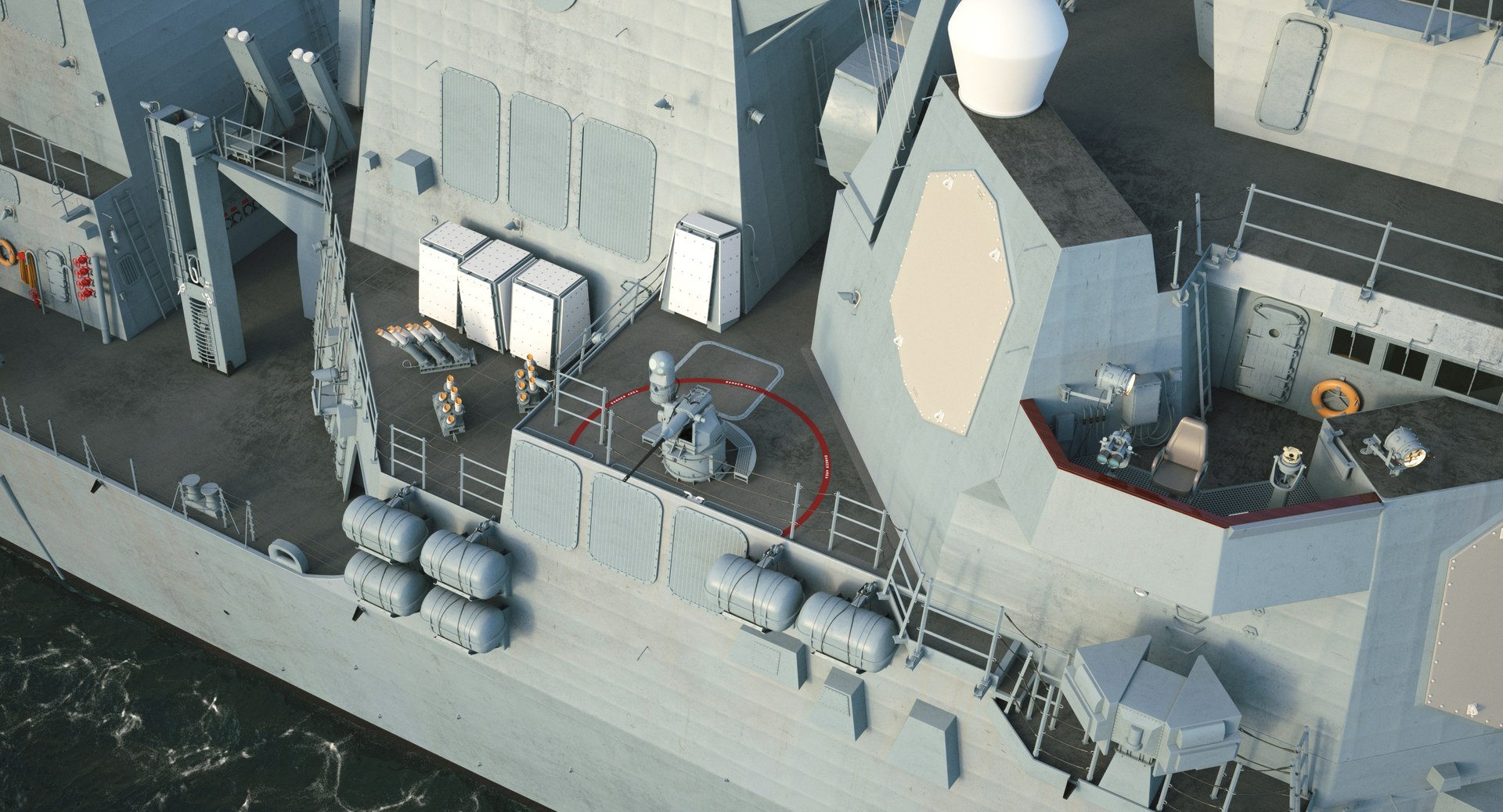 Uss bulkeley ddg 3D model - TurboSquid 1350009