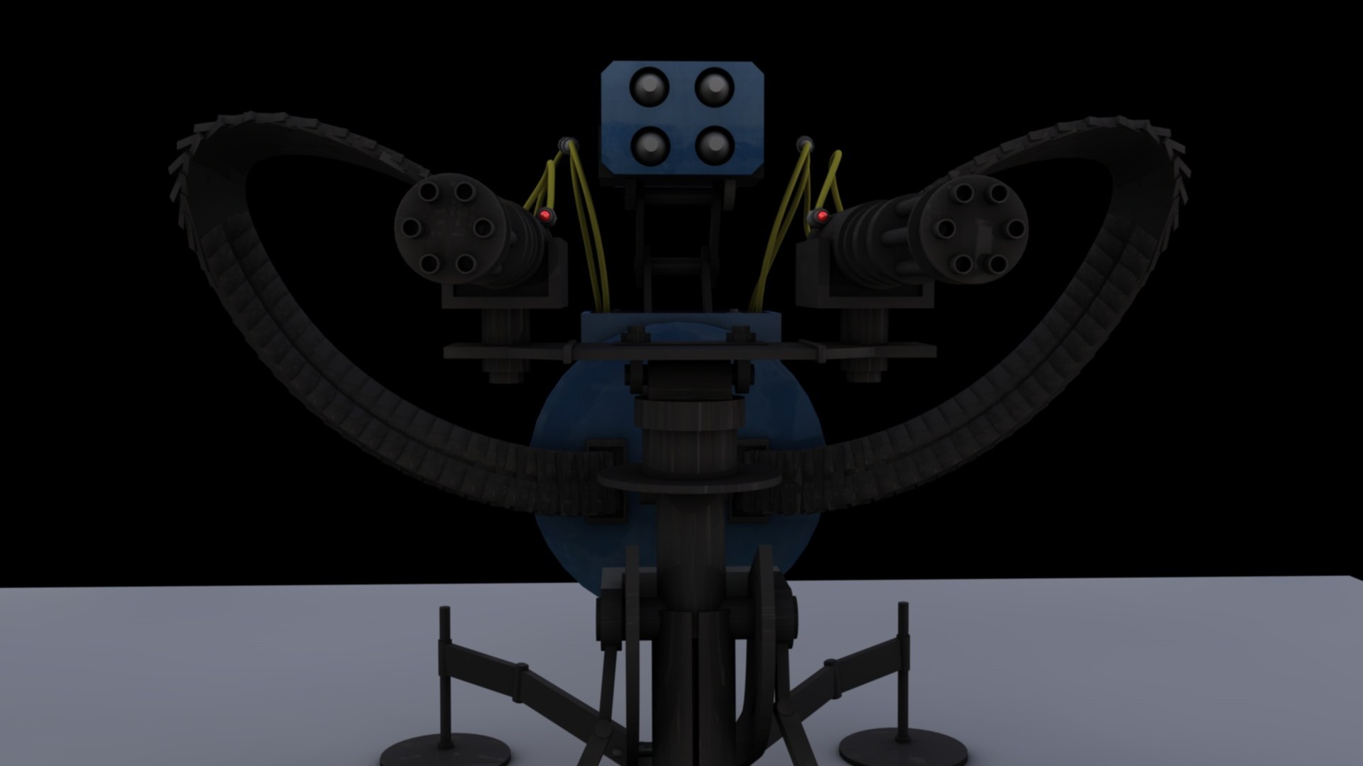 tf2 sentry gun 3d c4d
