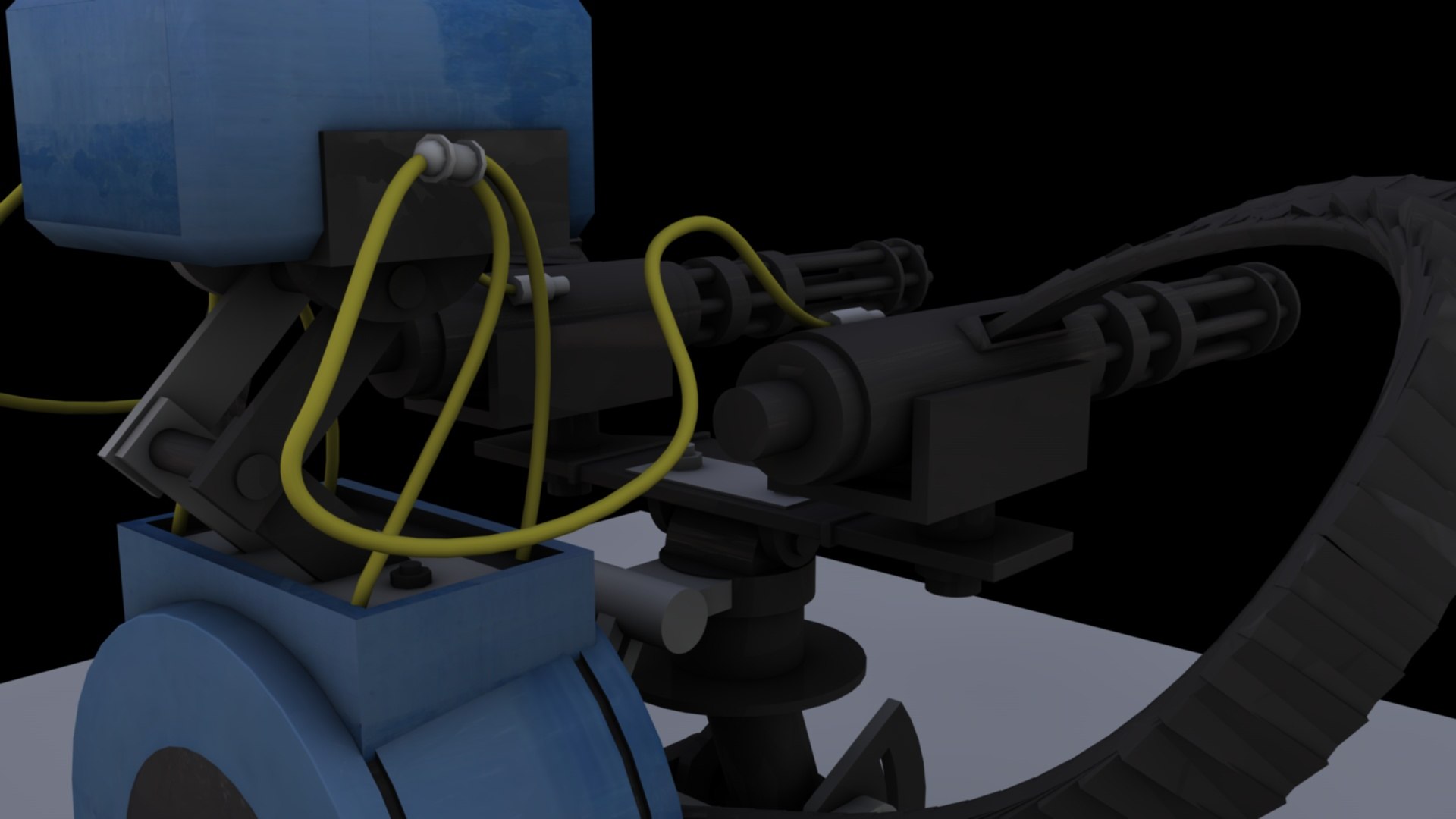 tf2 sentry gun 3d c4d