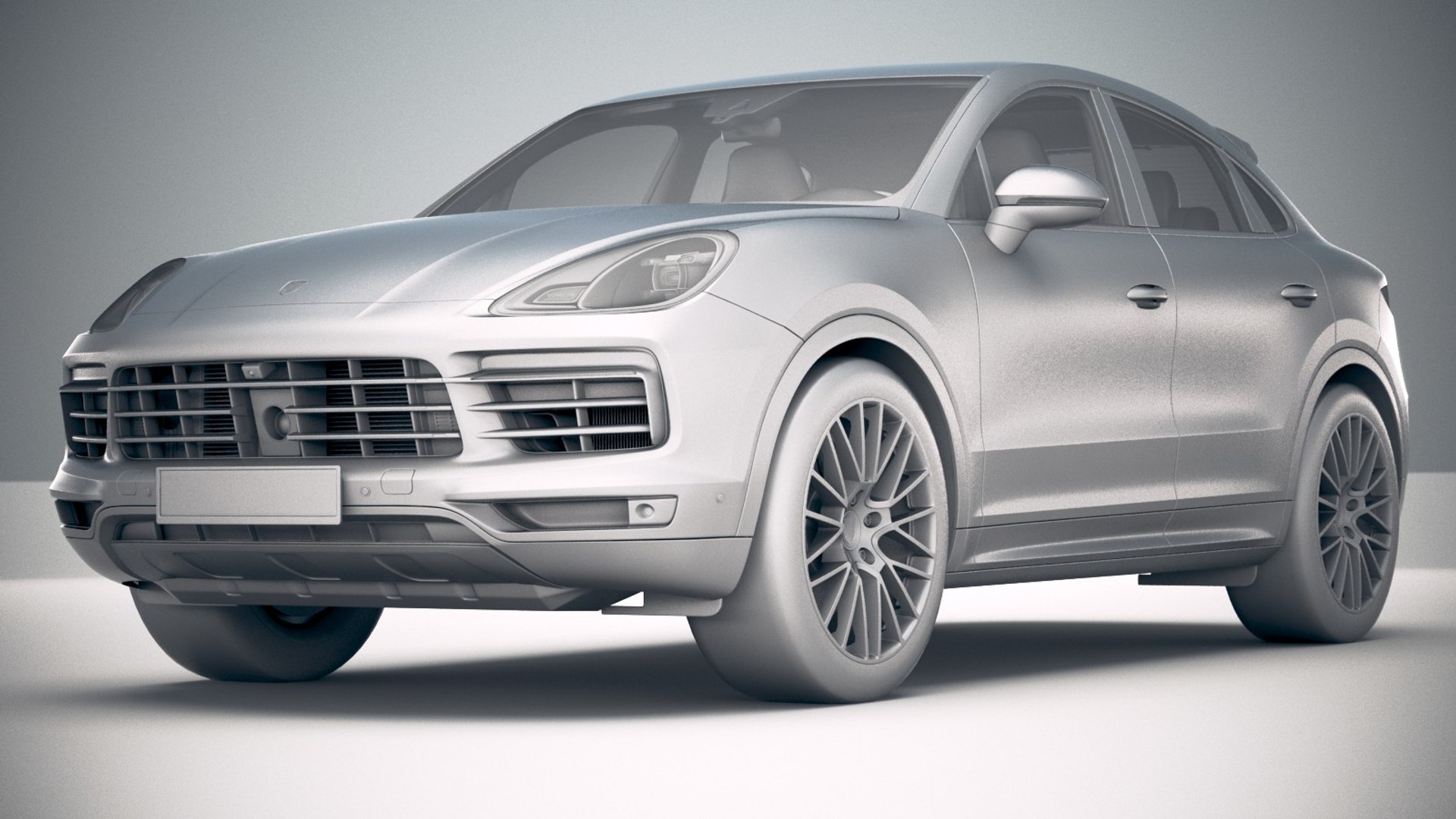 3D Porsche Cayenne Coupe Model - TurboSquid 1407269