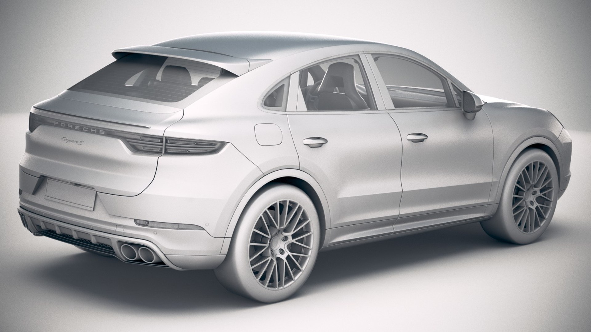 3D Porsche Cayenne Coupe Model - TurboSquid 1407269