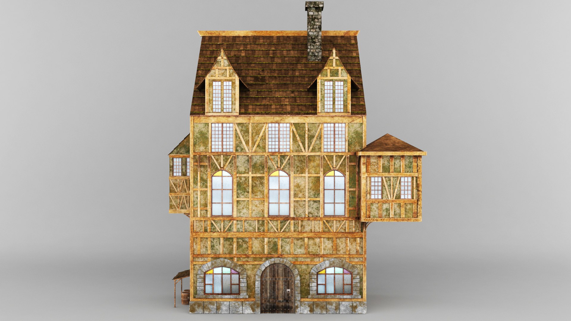 3D Medieval House - TurboSquid 1693618