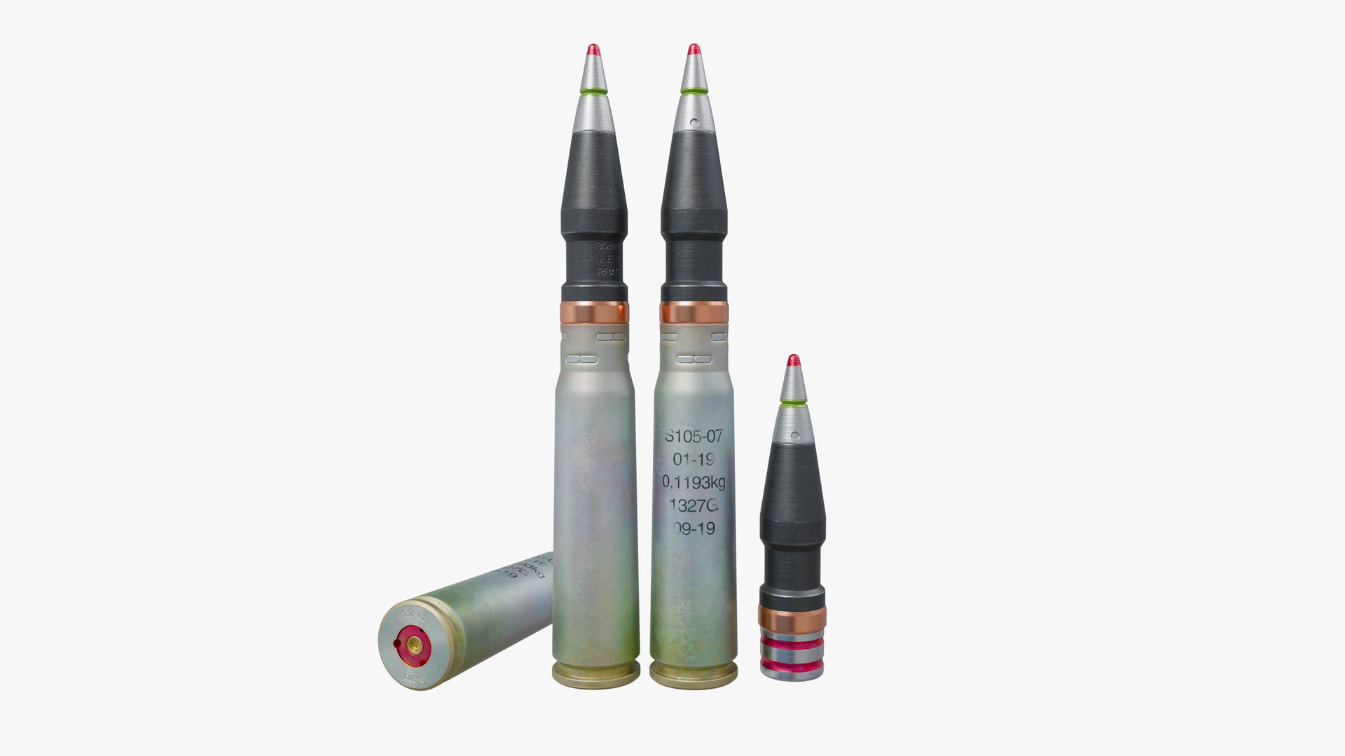 Heavy Caliber Catridge Collection 3D - TurboSquid 2280121