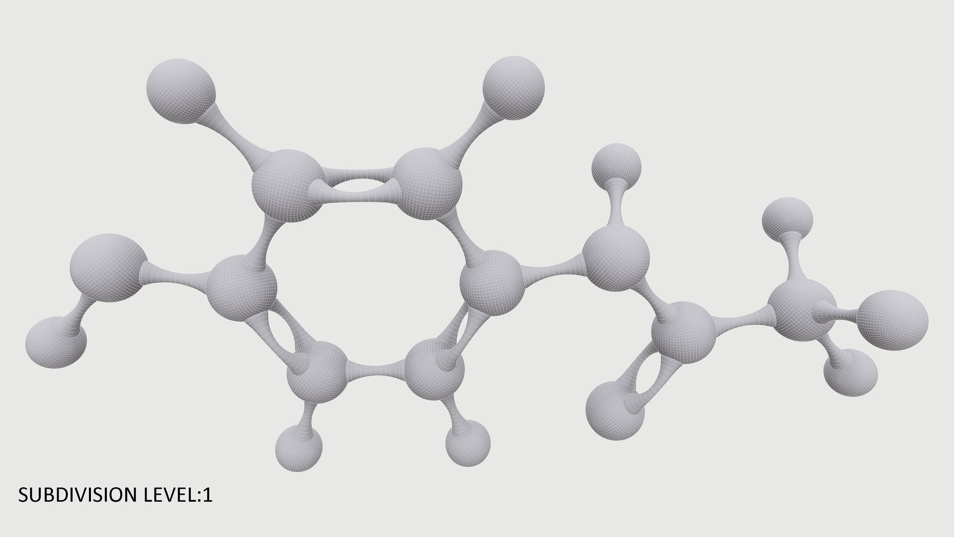 Paracetamol Molecule With PBR 4K 8K 3D Model - TurboSquid 1945005