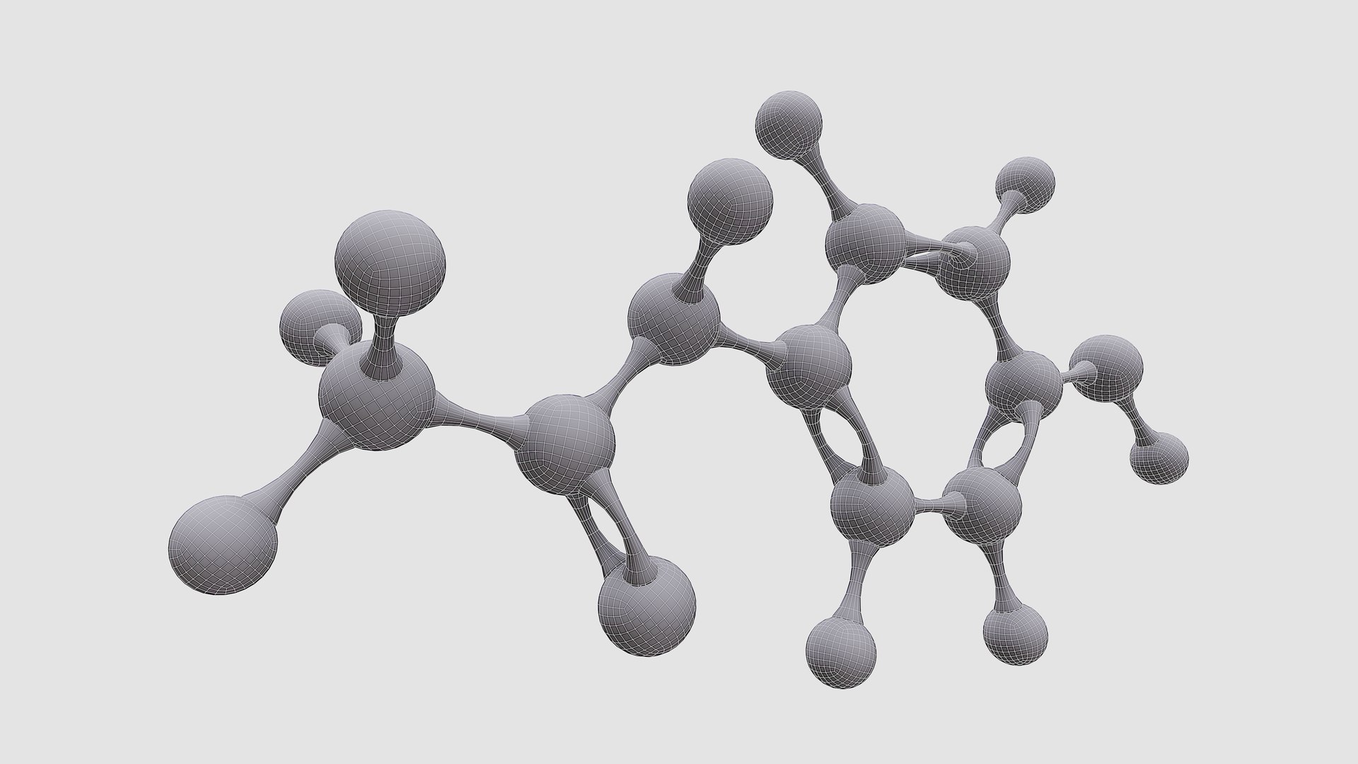 Paracetamol Molecule With PBR 4K 8K 3D Model - TurboSquid 1945005
