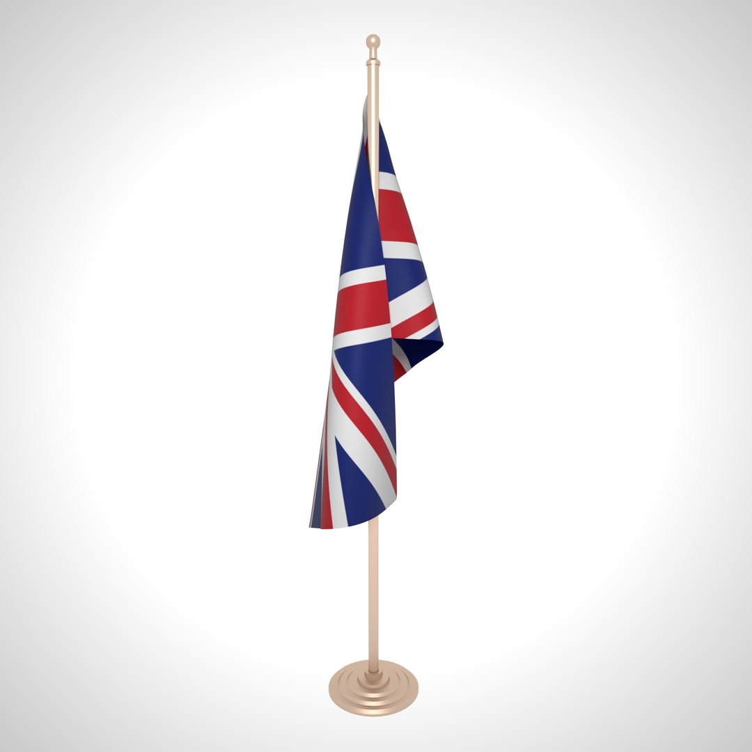 United Kingdom Flag 3D Model - TurboSquid 1429197