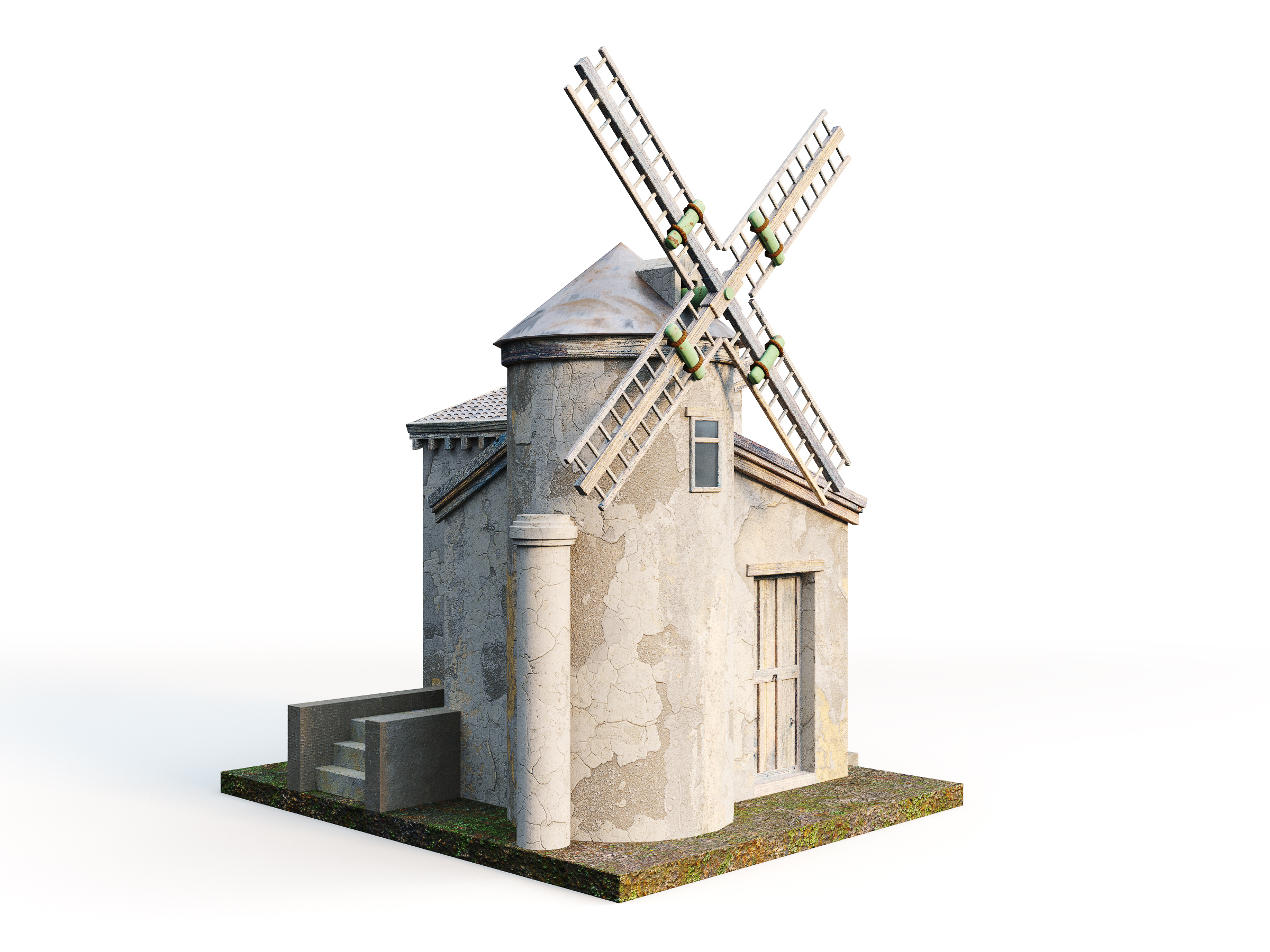 3D model Cartoon Mill - TurboSquid 1786134