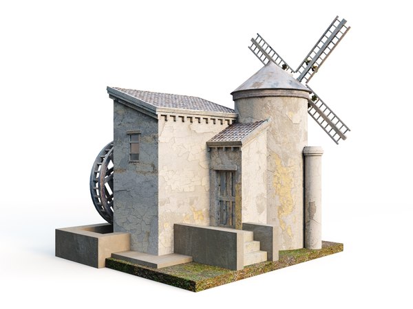 3D model Cartoon Mill - TurboSquid 1786134