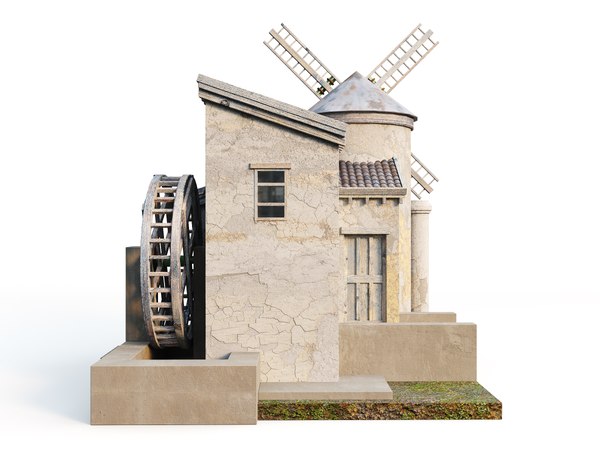 3D model Cartoon Mill - TurboSquid 1786134