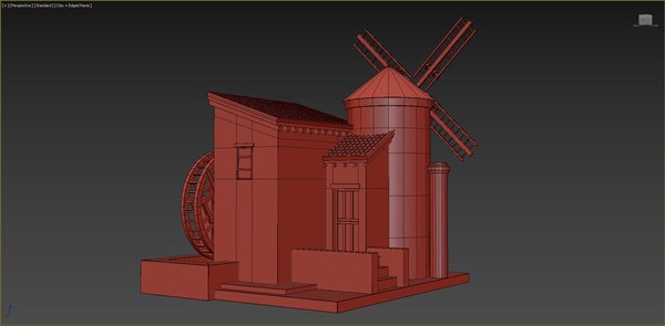 3D model Cartoon Mill - TurboSquid 1786134