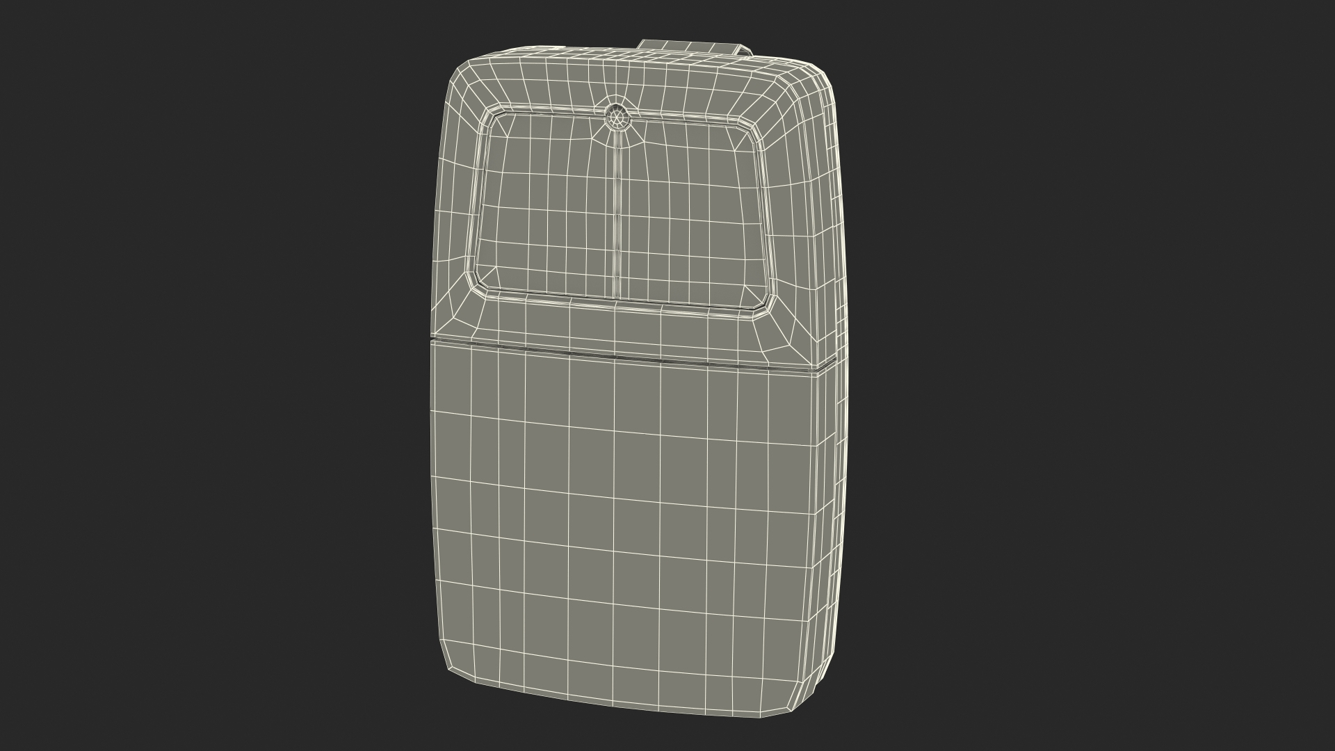 Clicker Klik1U Universal Garage Door Opener Remote 3D Model ...