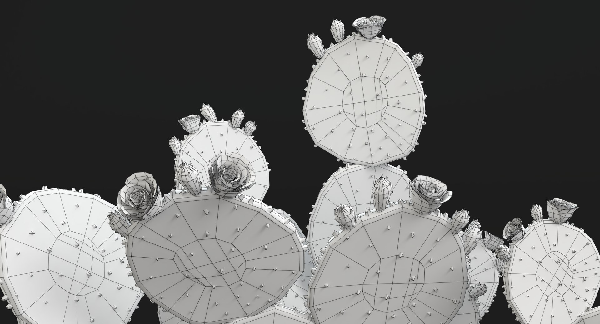 Prickly Pear Cactus 3D Model - TurboSquid 1394187