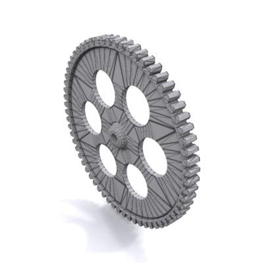 64 tooth gear 3d model