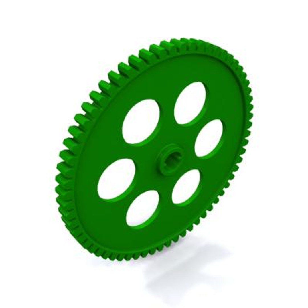 64 tooth gear 3d model
