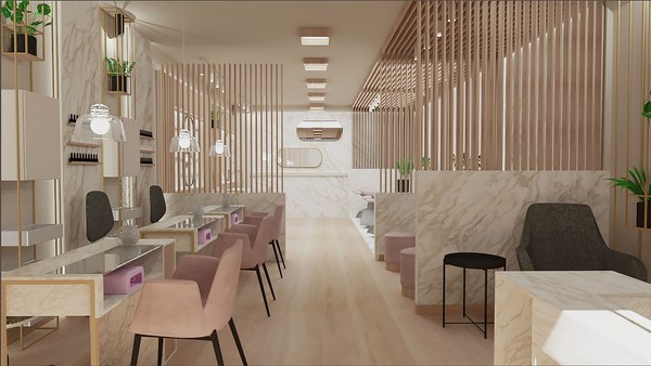 Beauty Salon model - TurboSquid 2043930