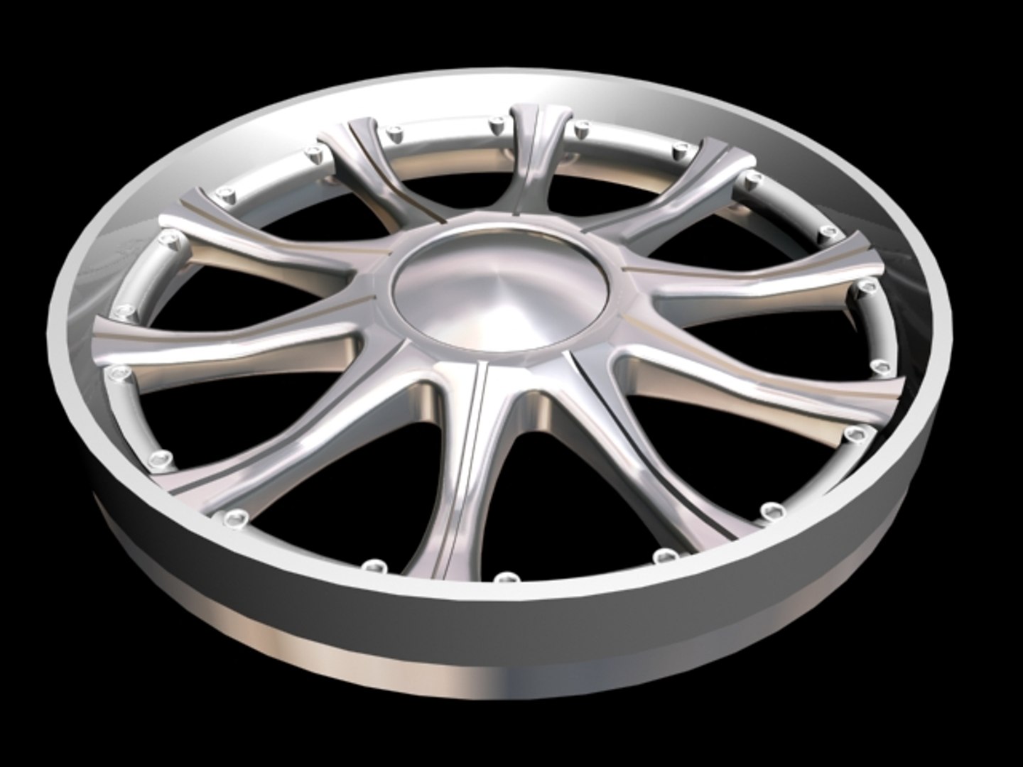 3d 10 Spoke Split Rim Wheel