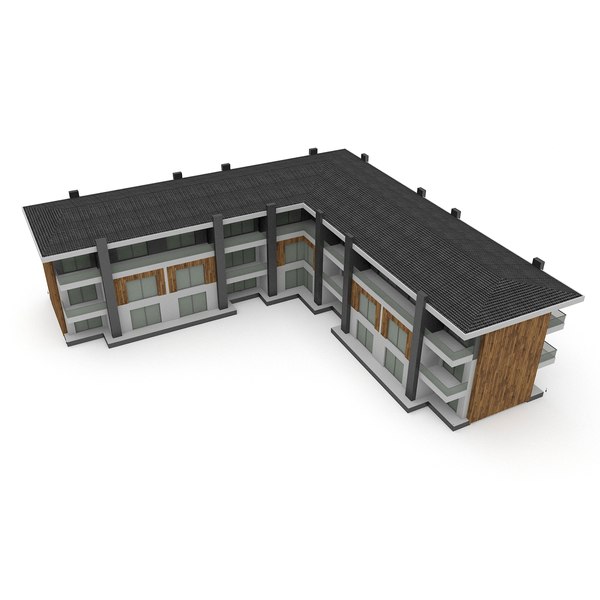 Modern building 01 3D model - TurboSquid 1721323