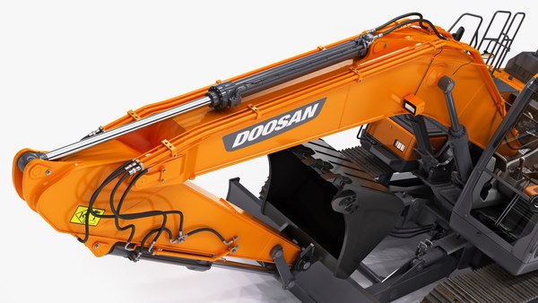 3D model Doosan DX225LC-5 Crawler Excavator - TurboSquid 1760408