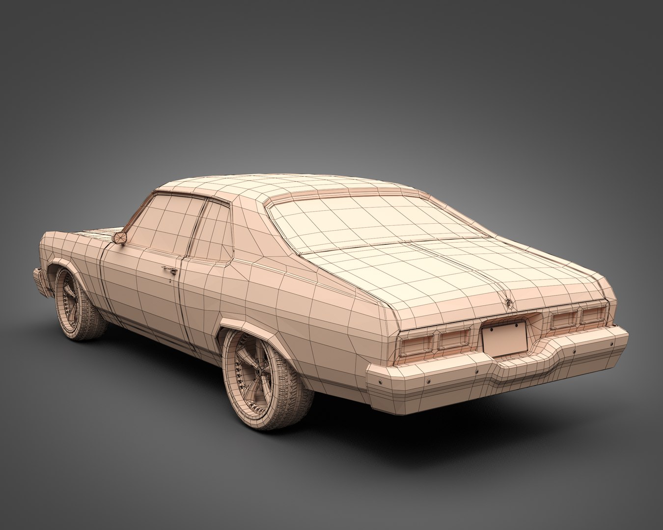 3D 1973 Chevrolet Nova SS - TurboSquid 1743259