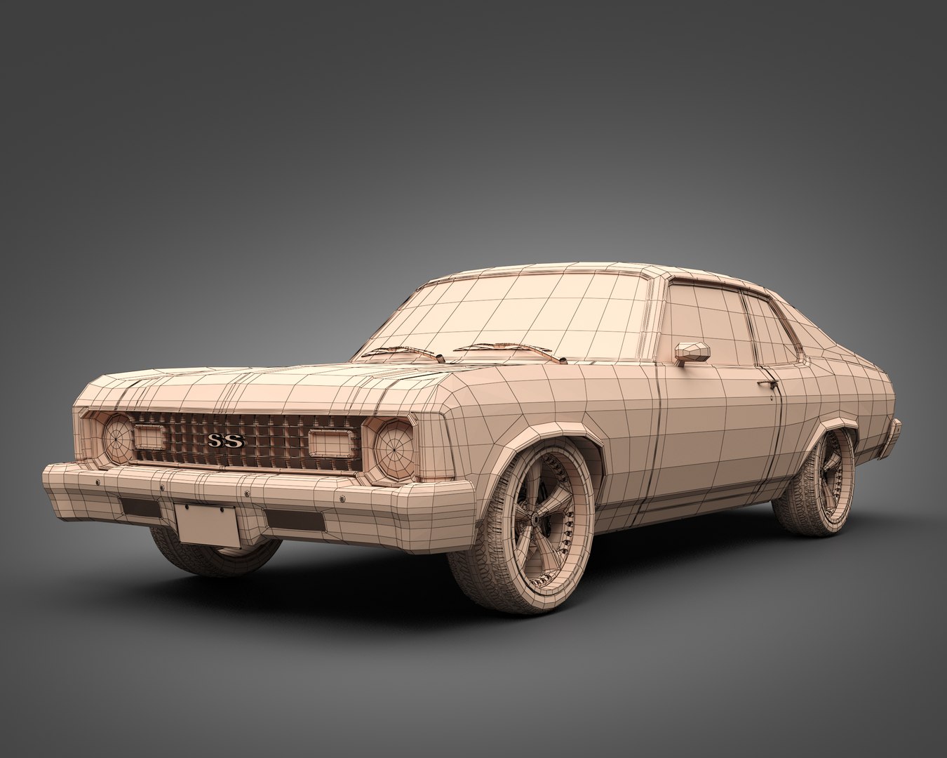 3D 1973 Chevrolet Nova SS - TurboSquid 1743259