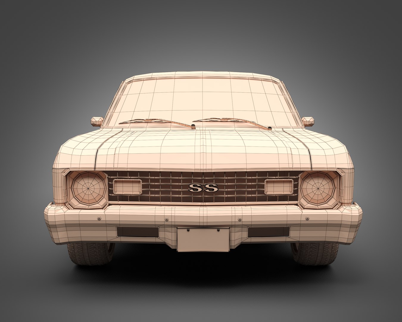 3D 1973 Chevrolet Nova SS - TurboSquid 1743259