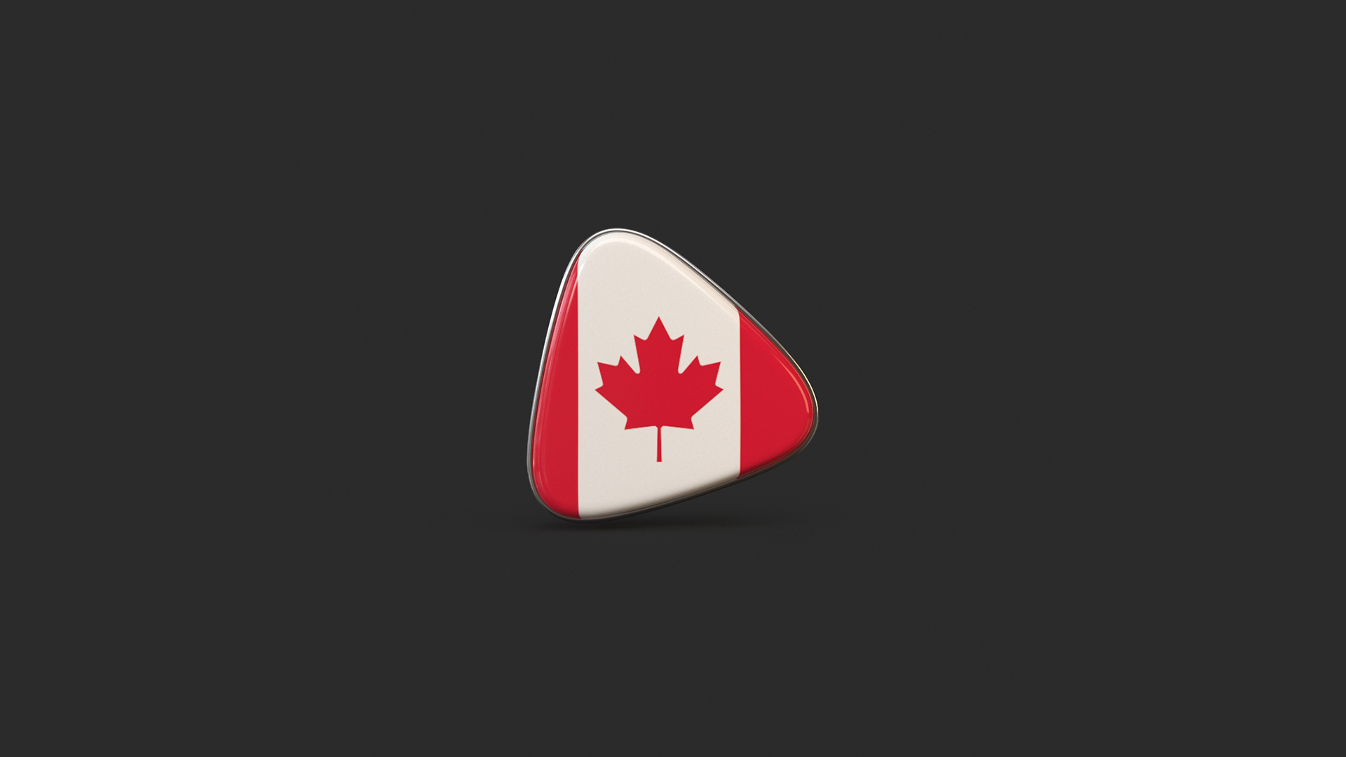 3D Canada Flag Icon Model - TurboSquid 2058912