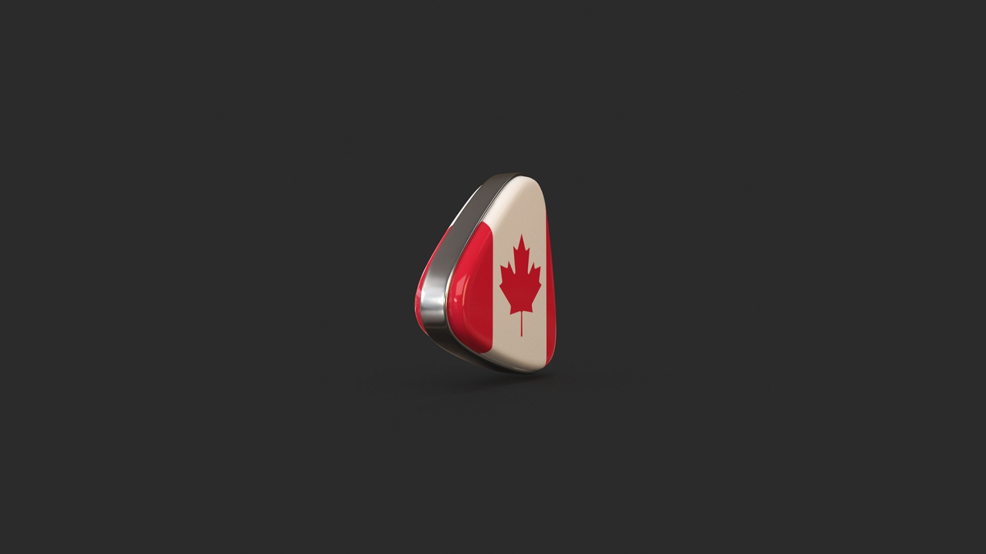 3D Canada Flag Icon Model - TurboSquid 2058912