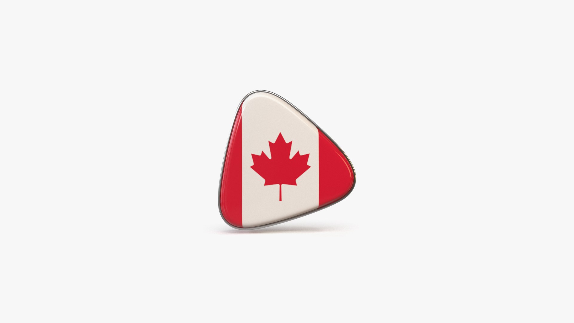 3D Canada Flag Icon Model - TurboSquid 2058912