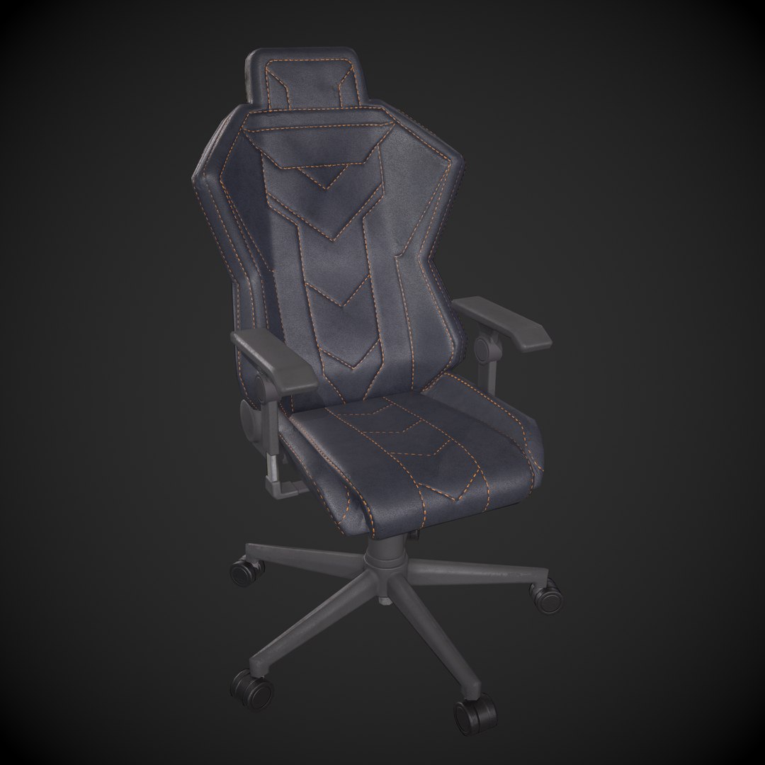 3D Computer Gaming Chair Model - TurboSquid 2104511
