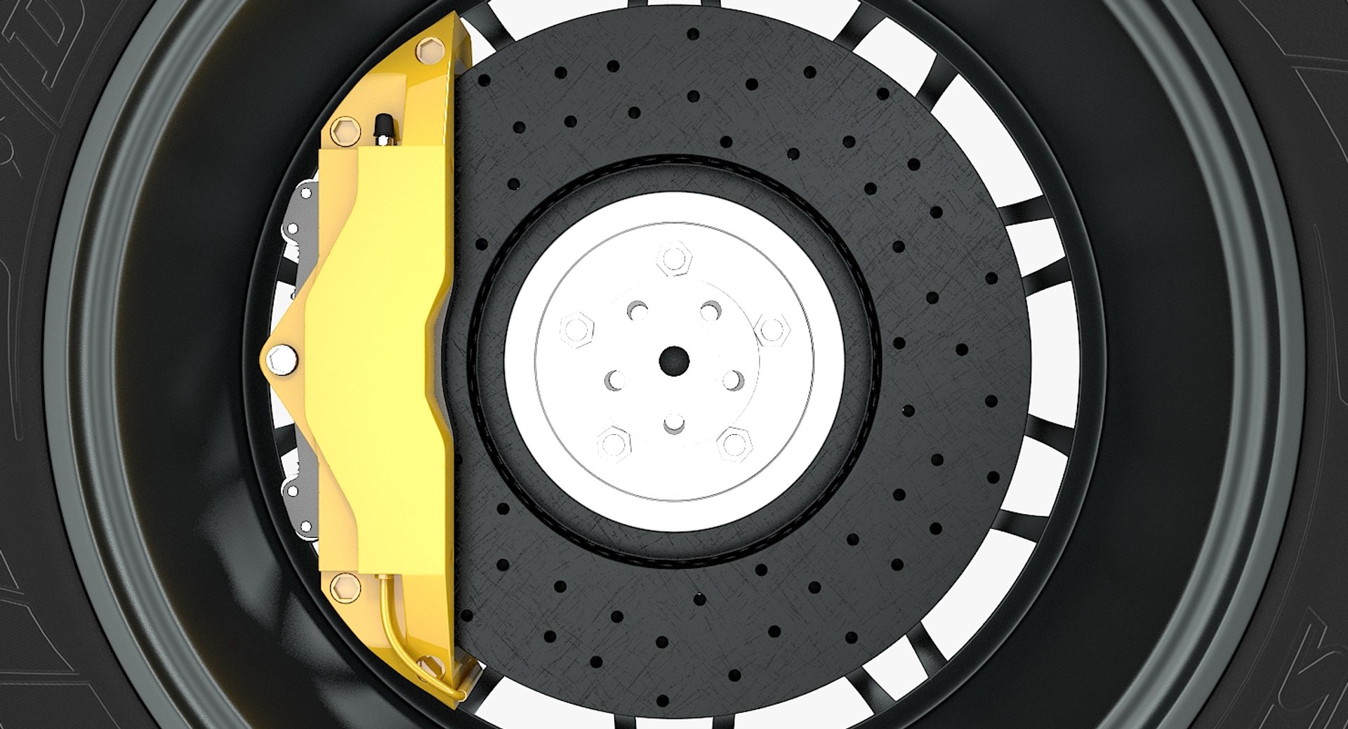 Crest dark disk car wheel 3D model - TurboSquid 1151368