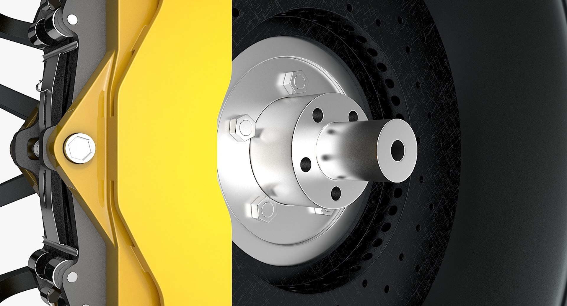 Crest dark disk car wheel 3D model - TurboSquid 1151368