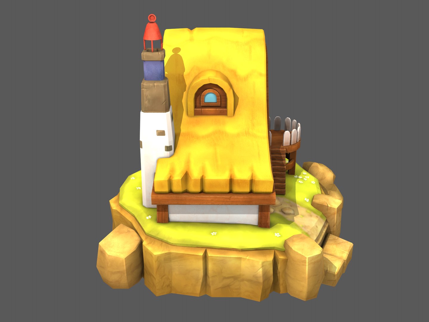3D House Hay Model - TurboSquid 1544299