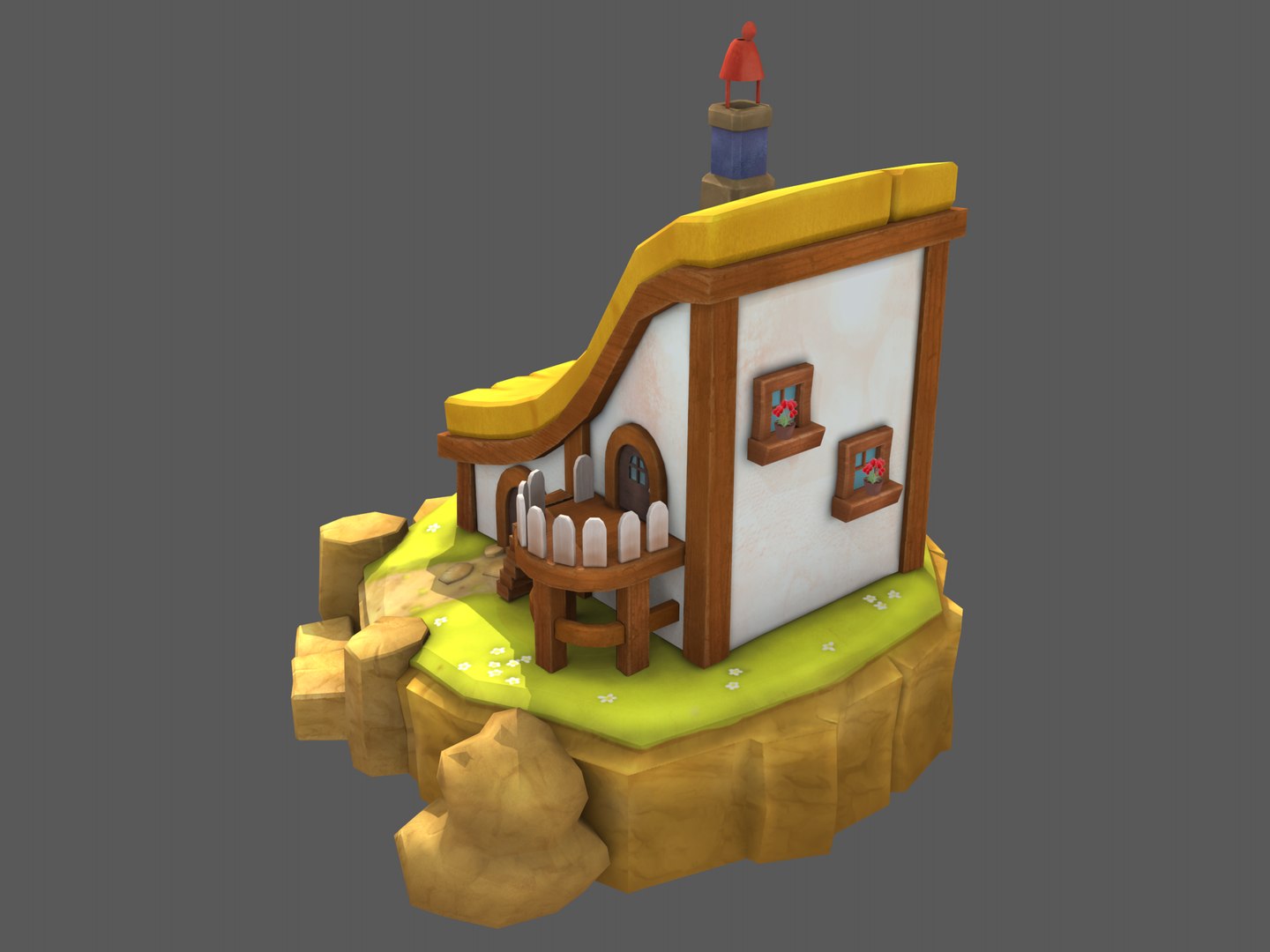 3D House Hay Model - TurboSquid 1544299