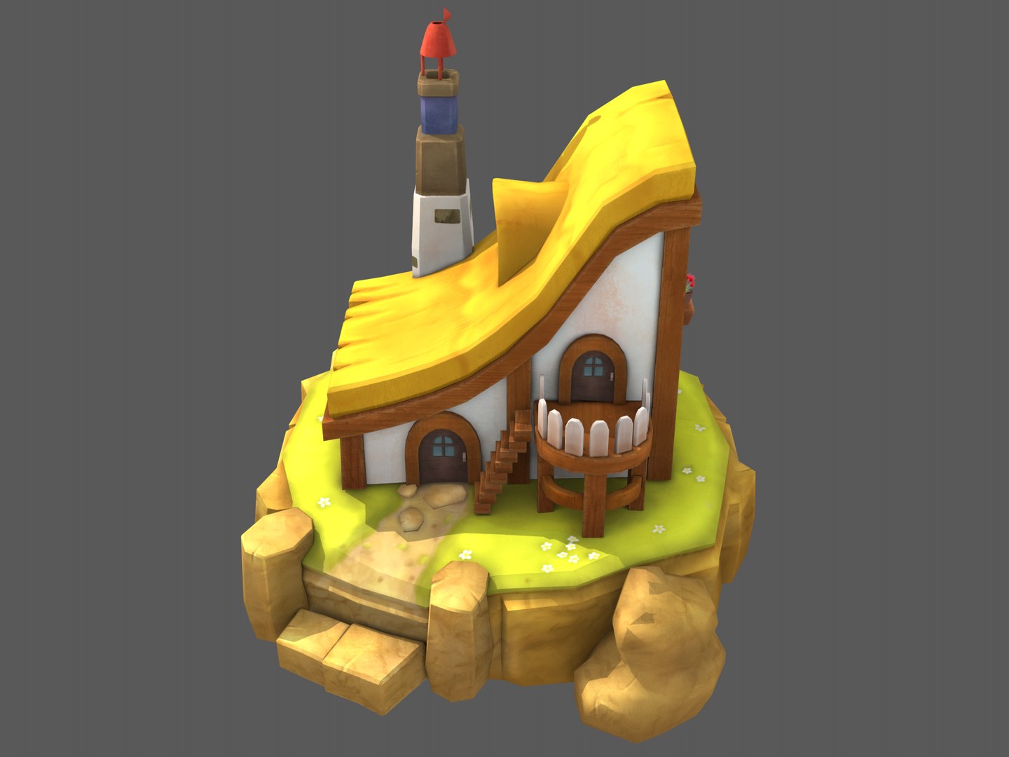 3D House Hay Model - TurboSquid 1544299