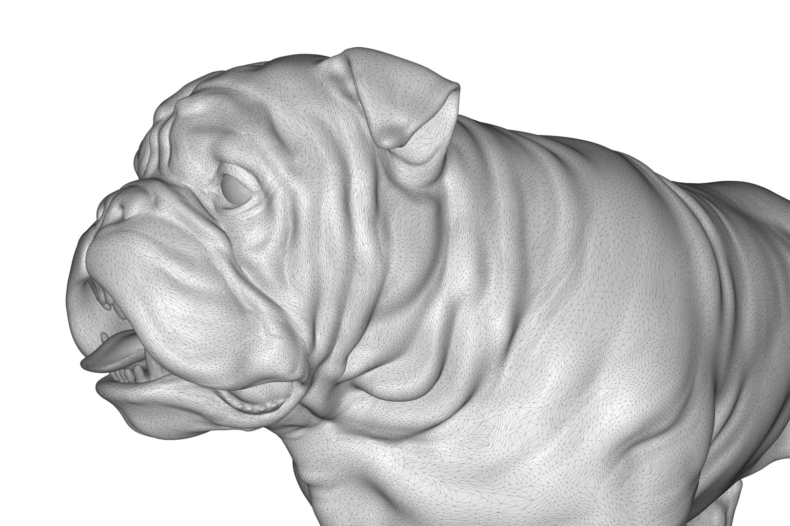 3D Bulldog - TurboSquid 2214010