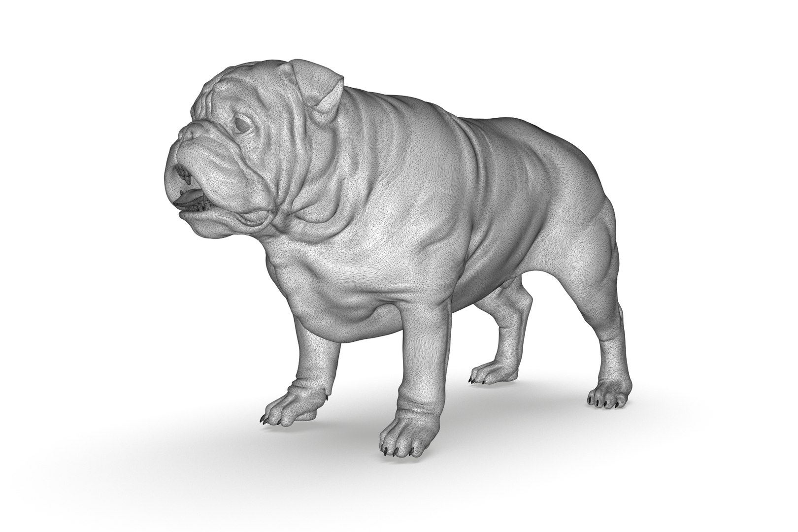 3D Bulldog - TurboSquid 2214010