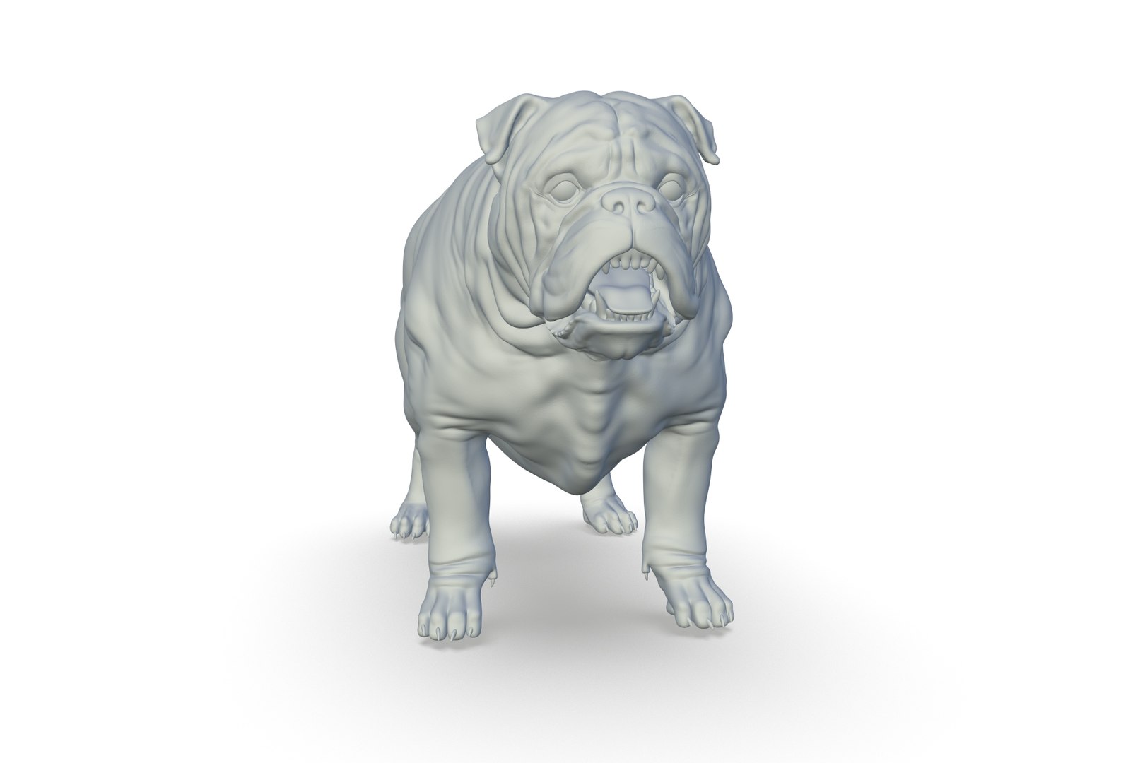 3D Bulldog - TurboSquid 2214010