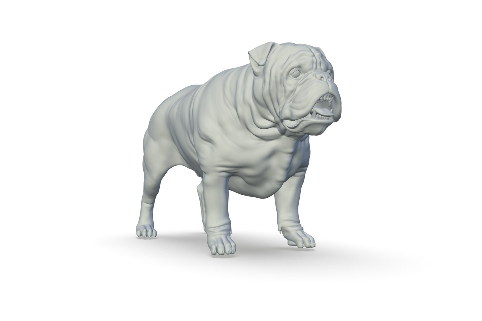 3D Bulldog - TurboSquid 2214010