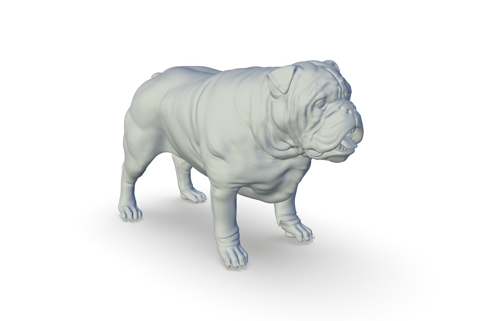 3D Bulldog - TurboSquid 2214010