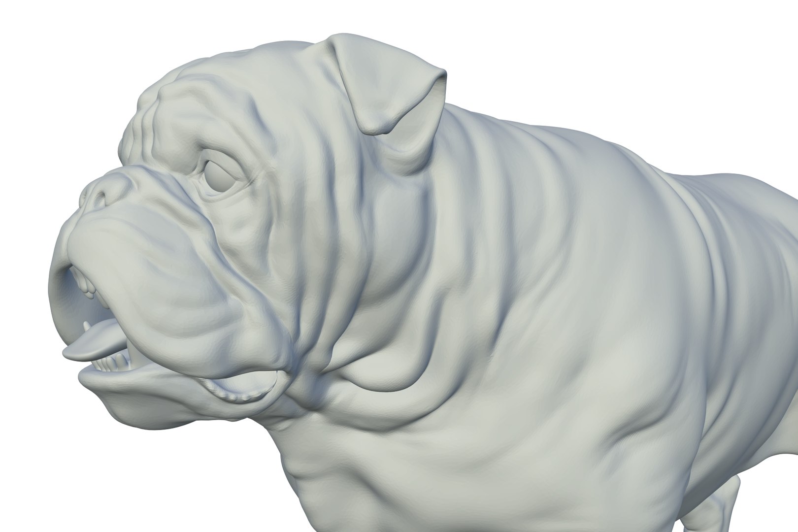 3D Bulldog - TurboSquid 2214010