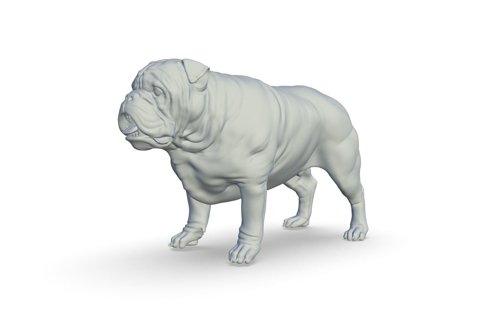 3D Bulldog - TurboSquid 2214010