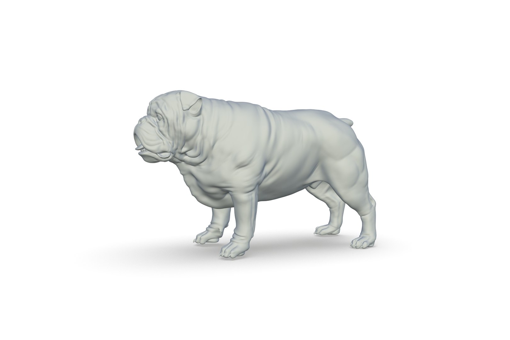 3D Bulldog - TurboSquid 2214010