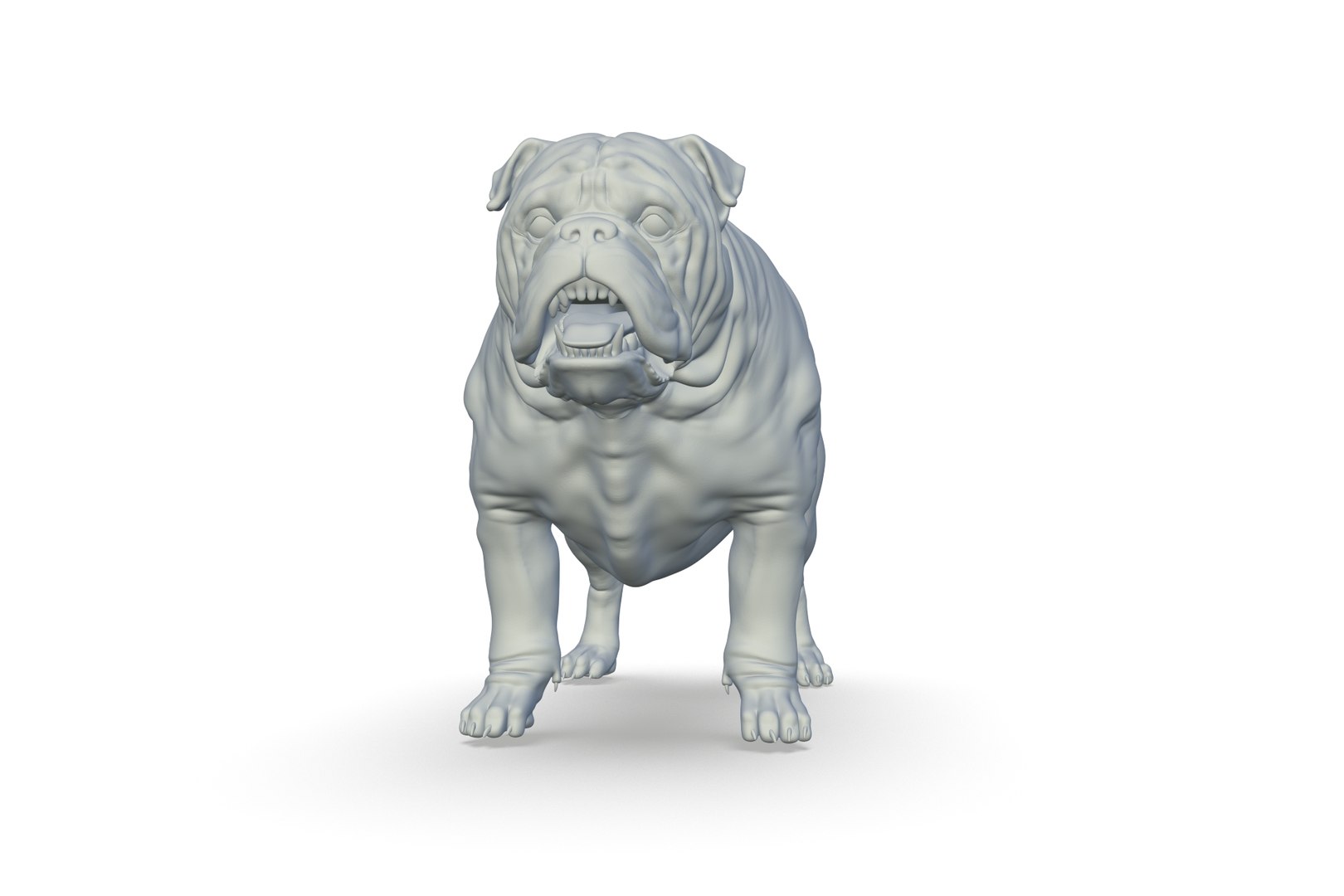 3D Bulldog - TurboSquid 2214010