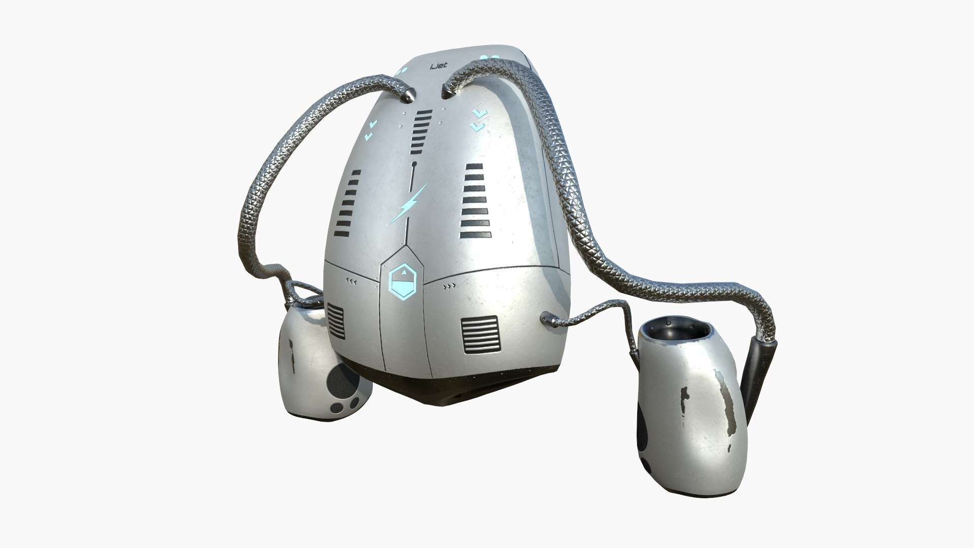 Jetpack I07 Light Steel - SciFi Character Design 3D - TurboSquid 1968526