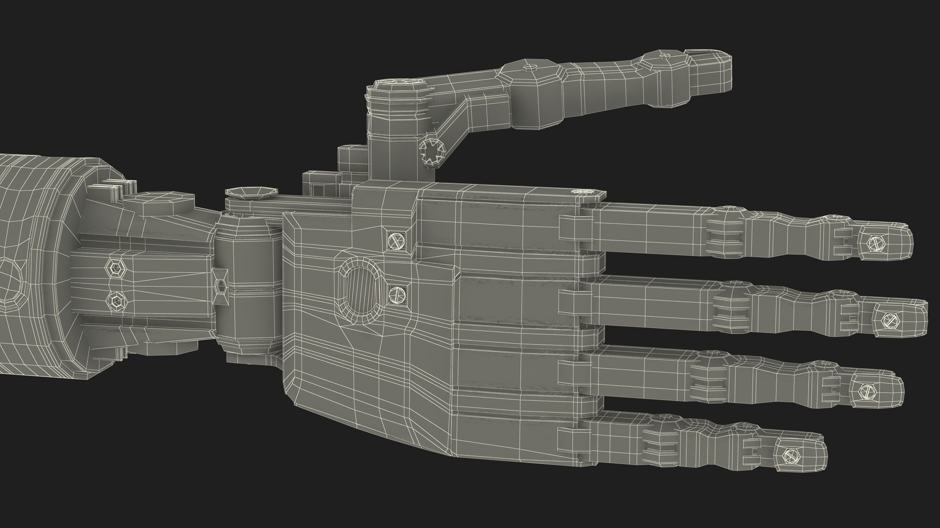 Bionic Arm Deka Rigged 3D model - TurboSquid 2066142
